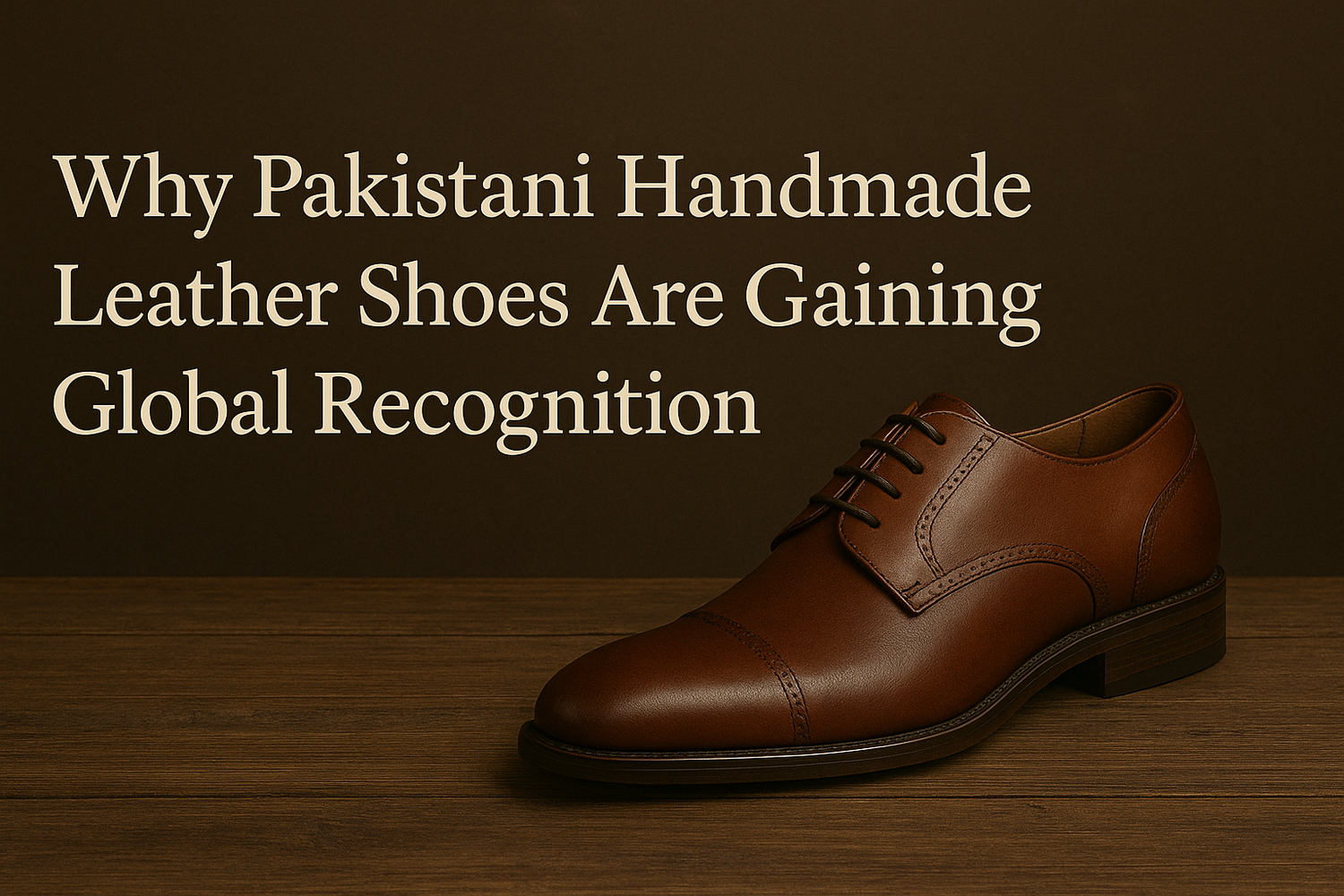 Why Pakistani Handmade Leather Shoes Are Gaining Global Fame
